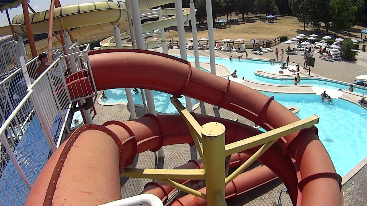 Smallest Twister Water Slide at Acquatica Park - YouTube