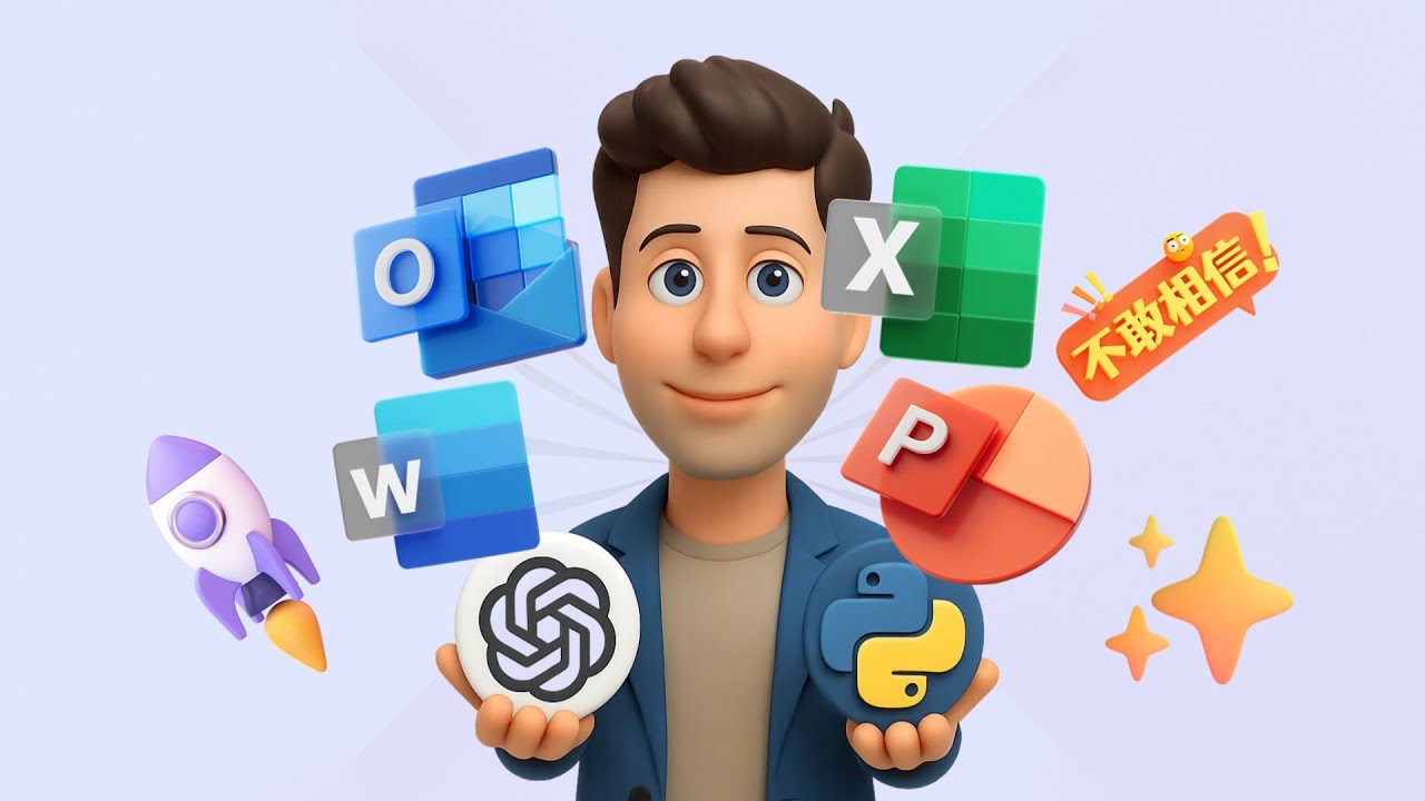 ChatGPT x Python，零基础写代码提高10倍Office办公效率🚀 - YouTube
