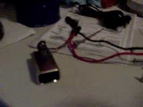 Edwards 892 Horn adjust - YouTube