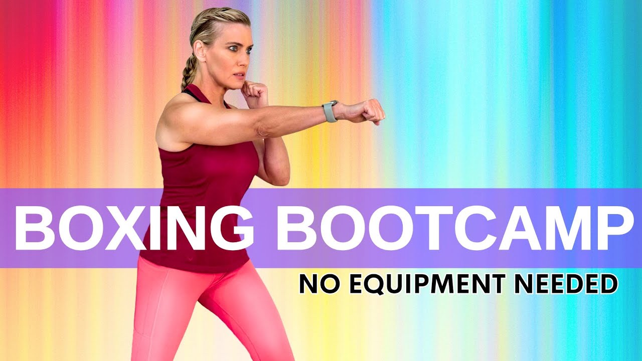 45 Minute Kickbox Cardio & Core Challenge - YouTube