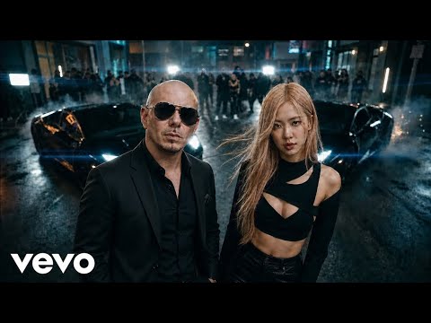 Pitbull ft Rosé - After Dark ( Lyrics Video)