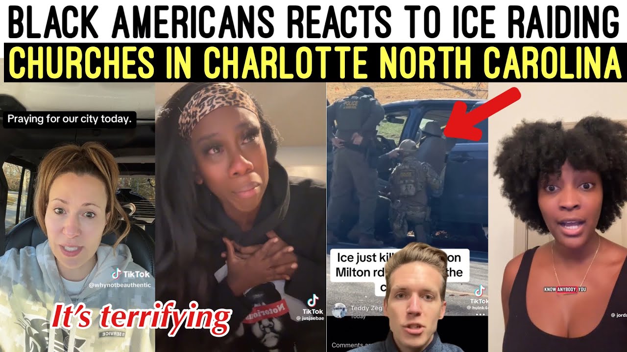 BLACK AMERICANS EMOTIONAL😭REACTIONS TO ICE RAIDING CHURCHES IN ...