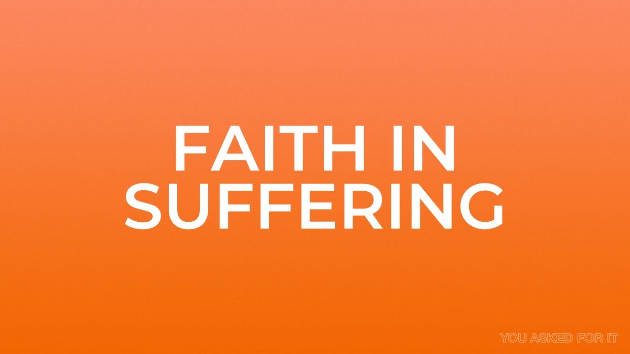 Faith in Suffering | Pierre Cannings - YouTube