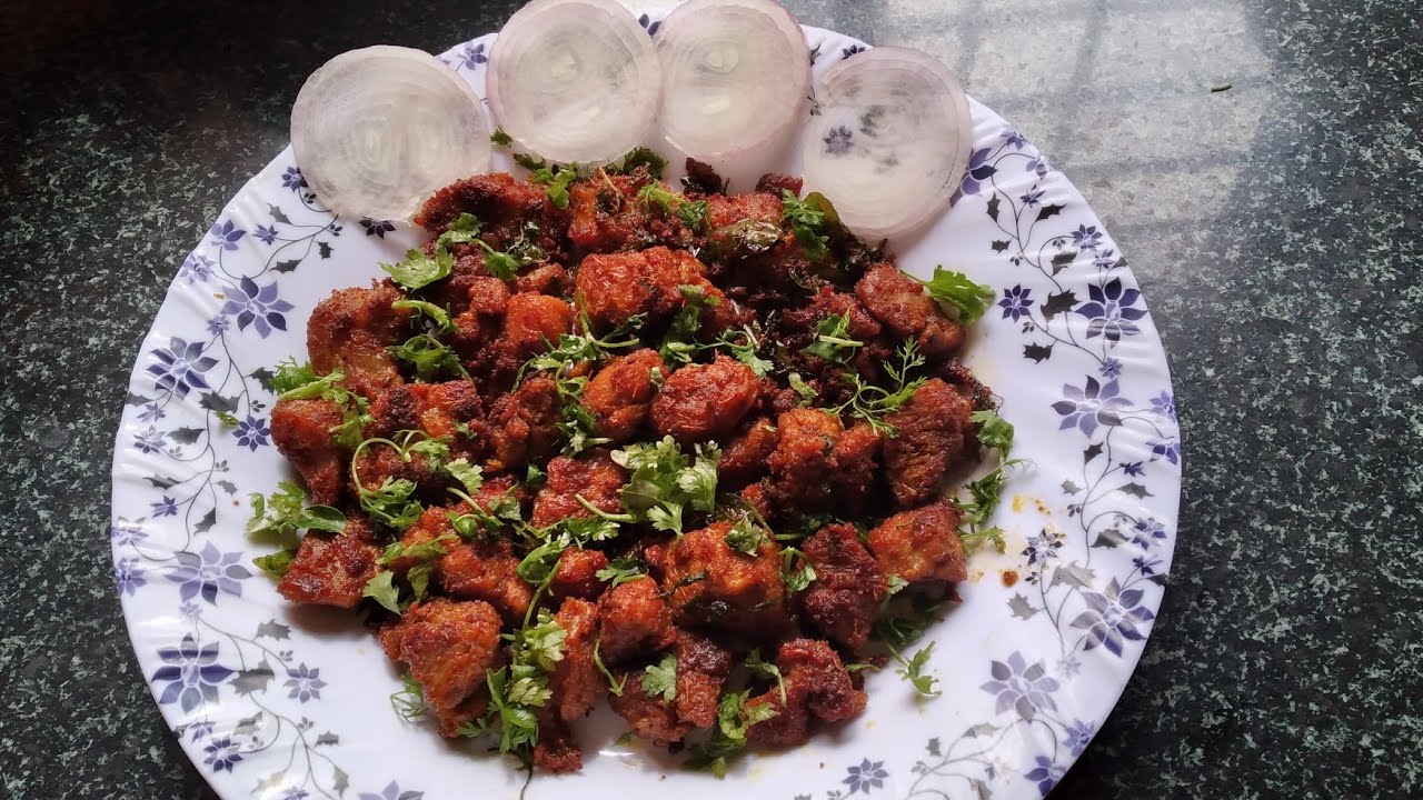 Hyderabadi Tala Hua Gosht - Crispy mutton fry recipe - YouTube