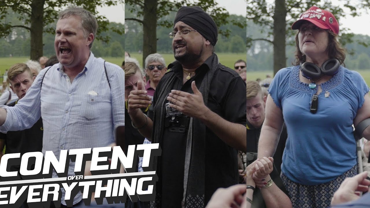Steve, Raj & Amy Speaking @ #FreeTommyRobinson Speakers Corner Protest ...