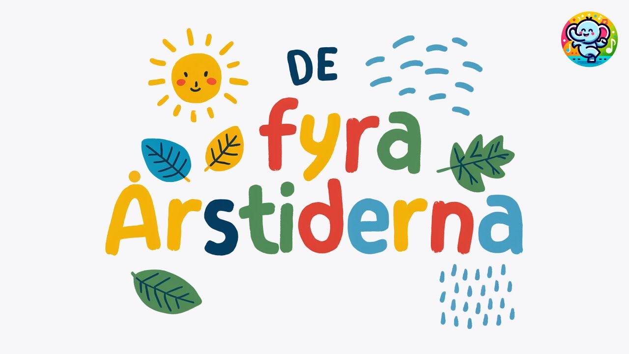 De fyra årstiderna | En barnsång om vädret och årstider för barn - YouTube