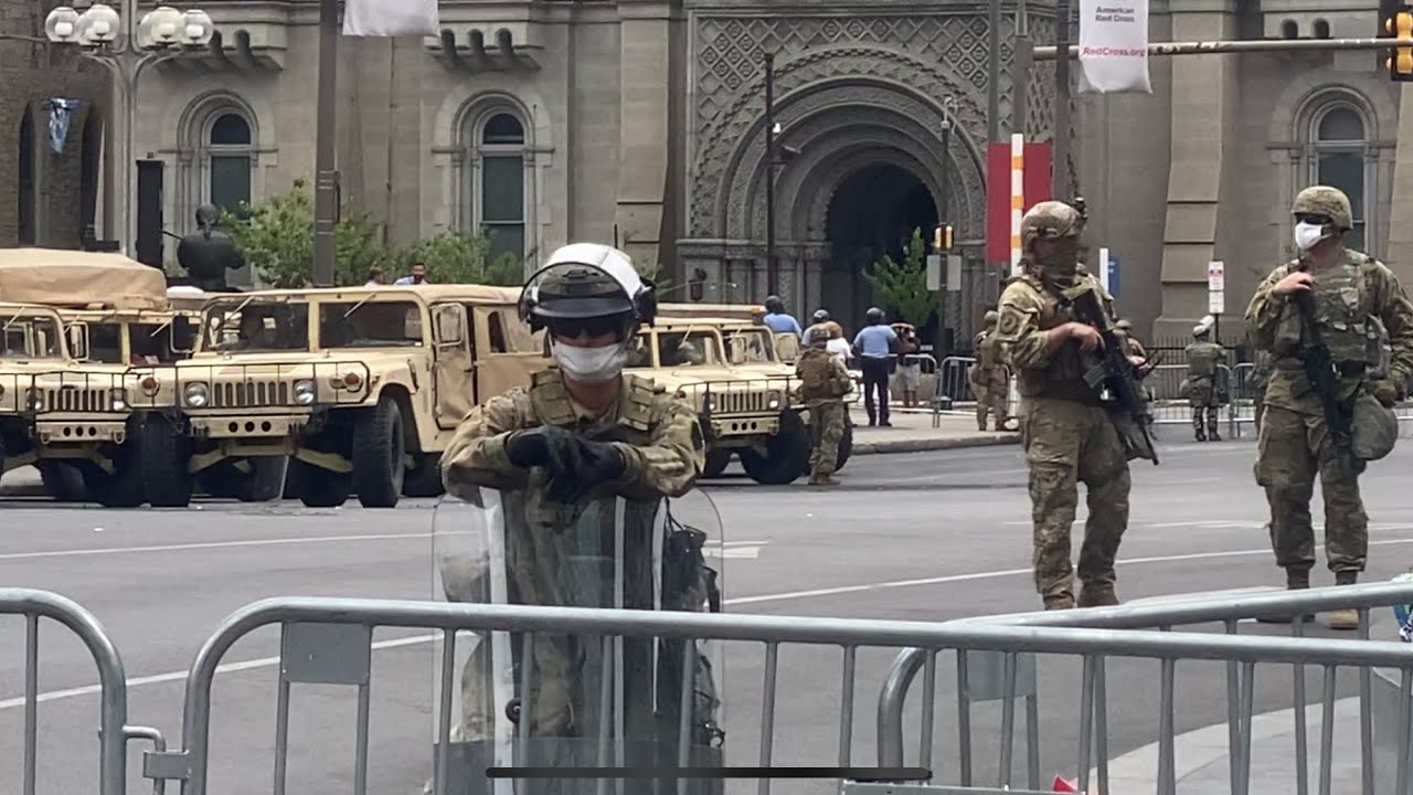 National Guard Deployed at City Hall Philadelphia After 2 Nights of ...