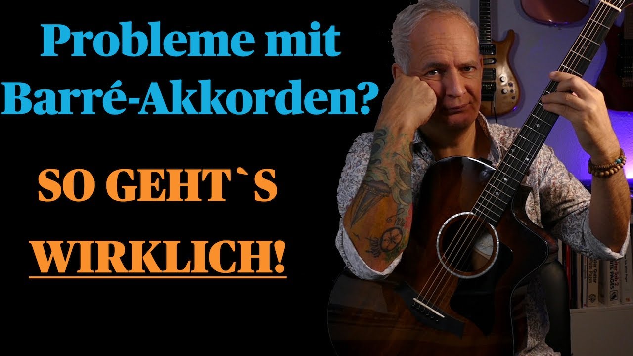 Probleme mit Barré-Akkorden? Diese 7 Tricks werden dir helfen!