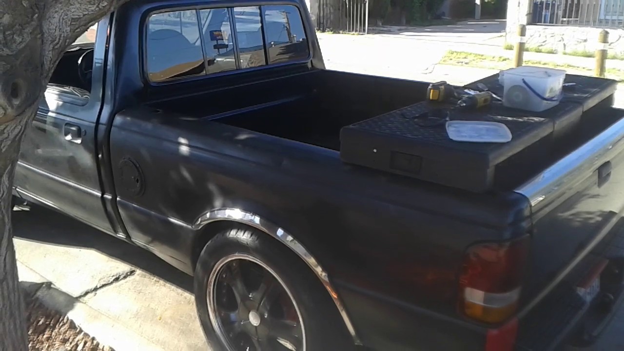 94 Ranger XLT Fuel Pump Access. (alternative method) - YouTube