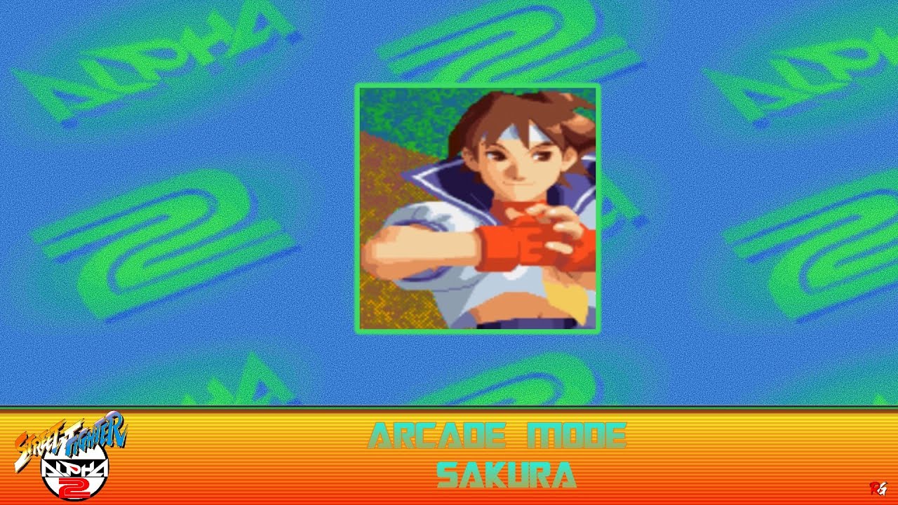 Street Fighter: Alpha 2: Arcade Mode - Sakura - YouTube