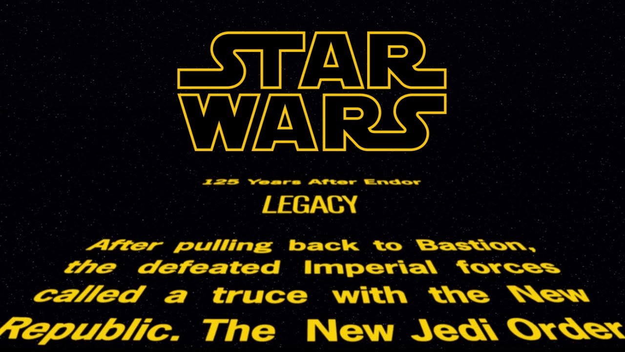 Star Wars: LEGACY Opening Crawl 4K - YouTube