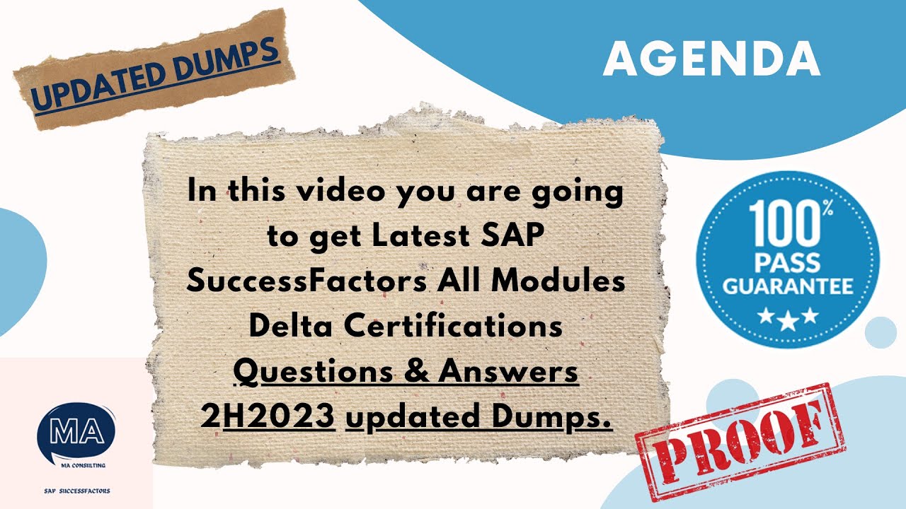 SAP SuccessFactors 2H 2023 Delta All Modules Questions and Answers | SF ...