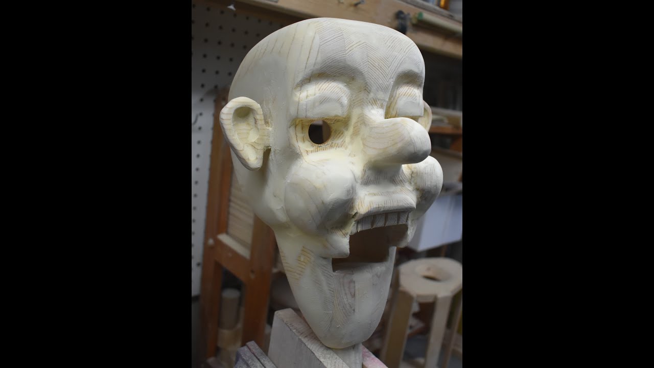 Santa part 25, how to make a ventriloquist dummy, figure out of wood ...