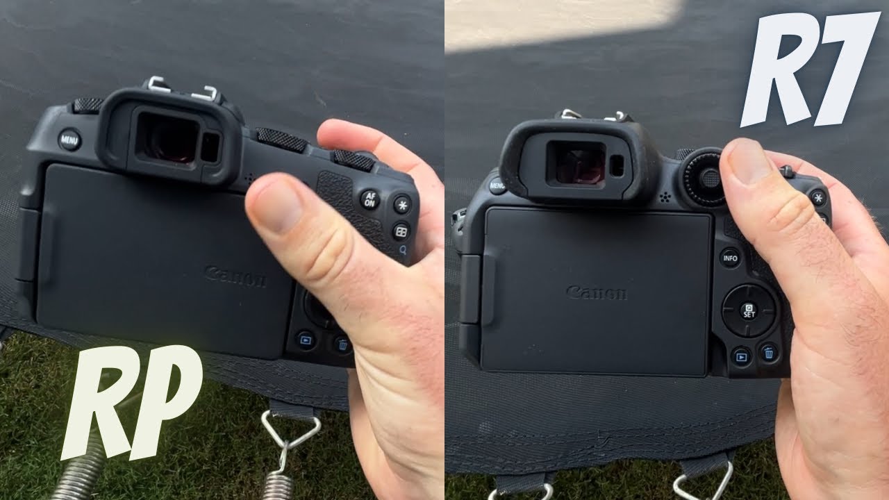 Canon r7 vs Canon Rp Build quality grip - YouTube