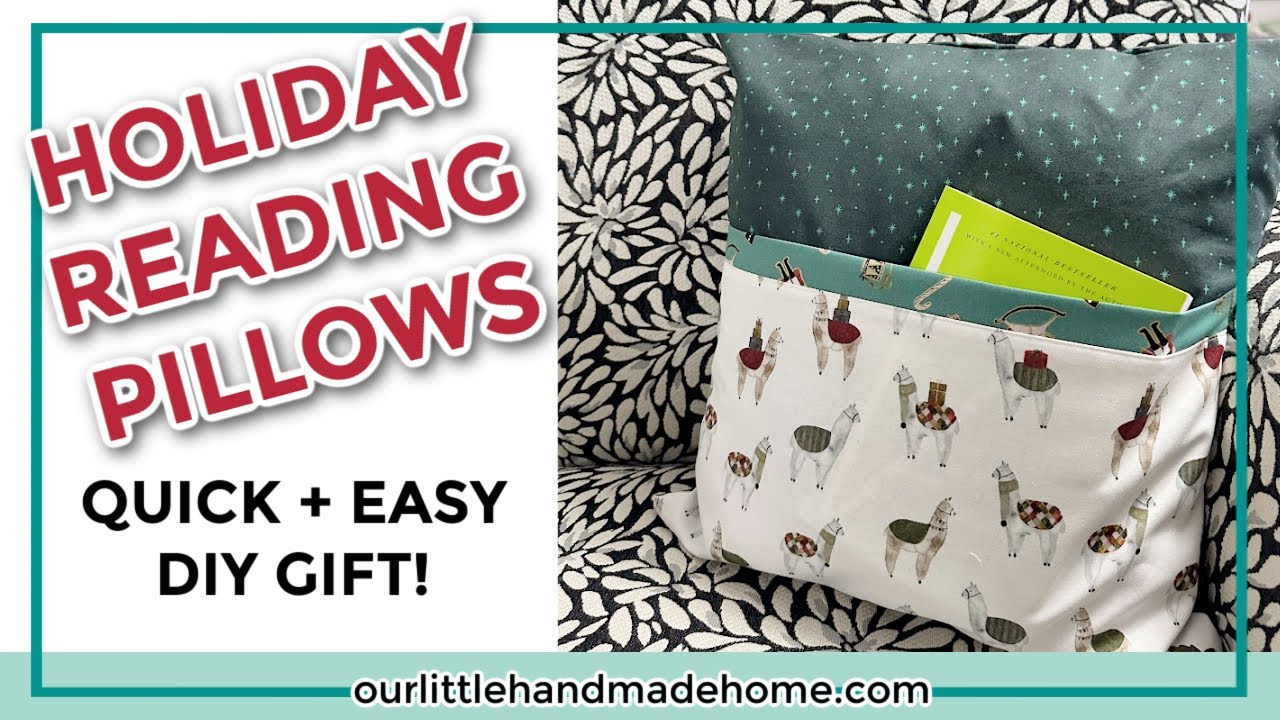 Reading Pillows: Create a Cozy Gift in Just 3 Easy Steps - YouTube