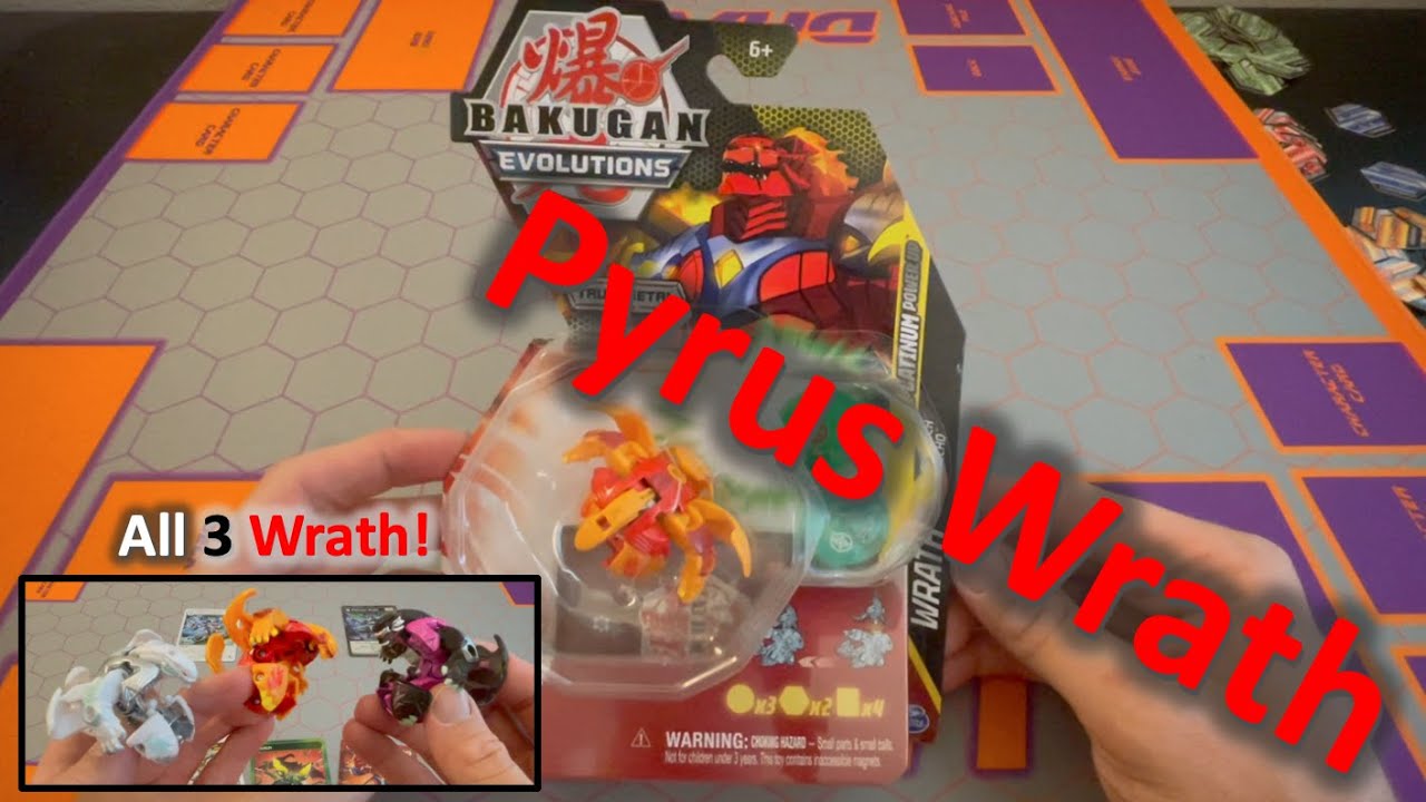 New Pyrus Wrath! Bakugan Evolutions - Pyrus - Haos - Darkus Wrath ...