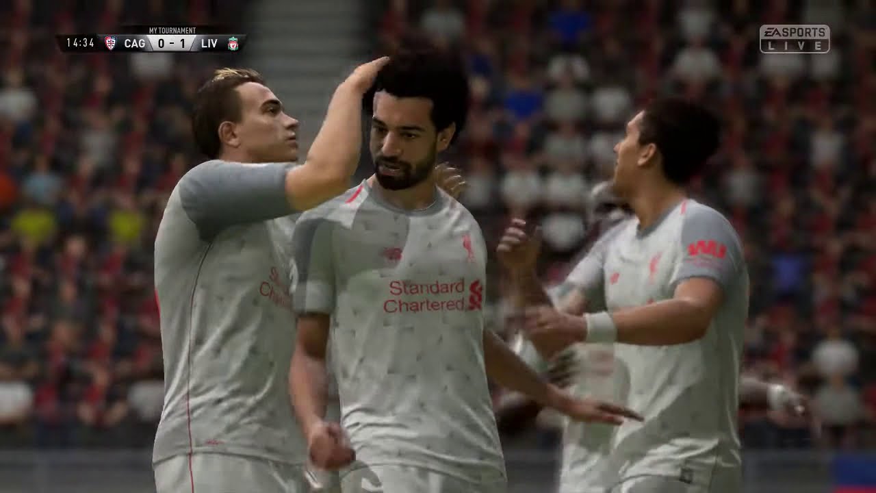 FIFA 19 Cagliari VS Liverpool Group Stage (Tournament 16) - YouTube