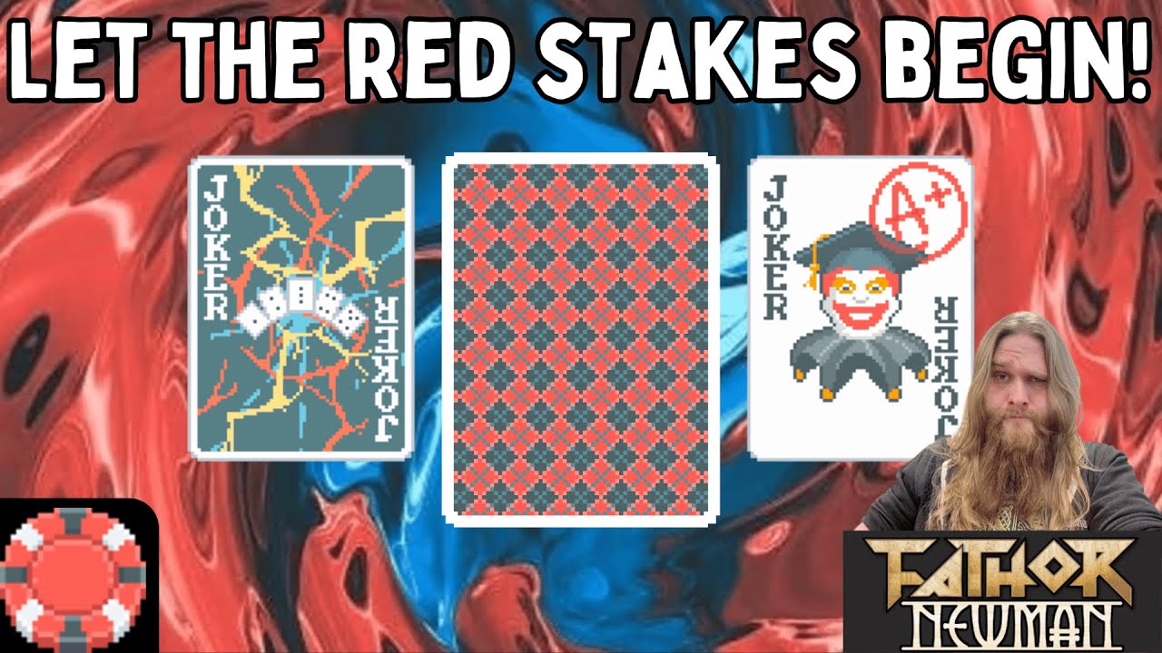 First Red Stake Run - Checkered Deck (Balatro) - YouTube