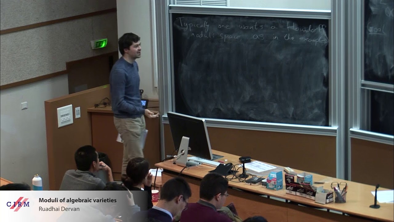 Ruadhai Dervan: Moduli of algebraic varieties - YouTube