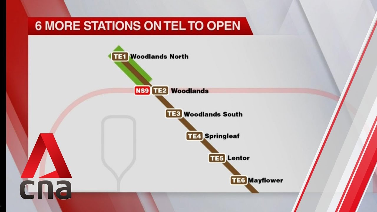 Thomson-East Coast Line: 6 more stations to open on Aug 28 - YouTube