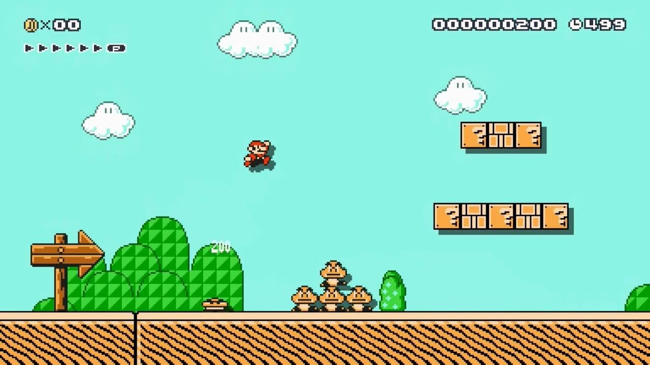 Super Mario Maker: A Stroll Through Grass Land - YouTube