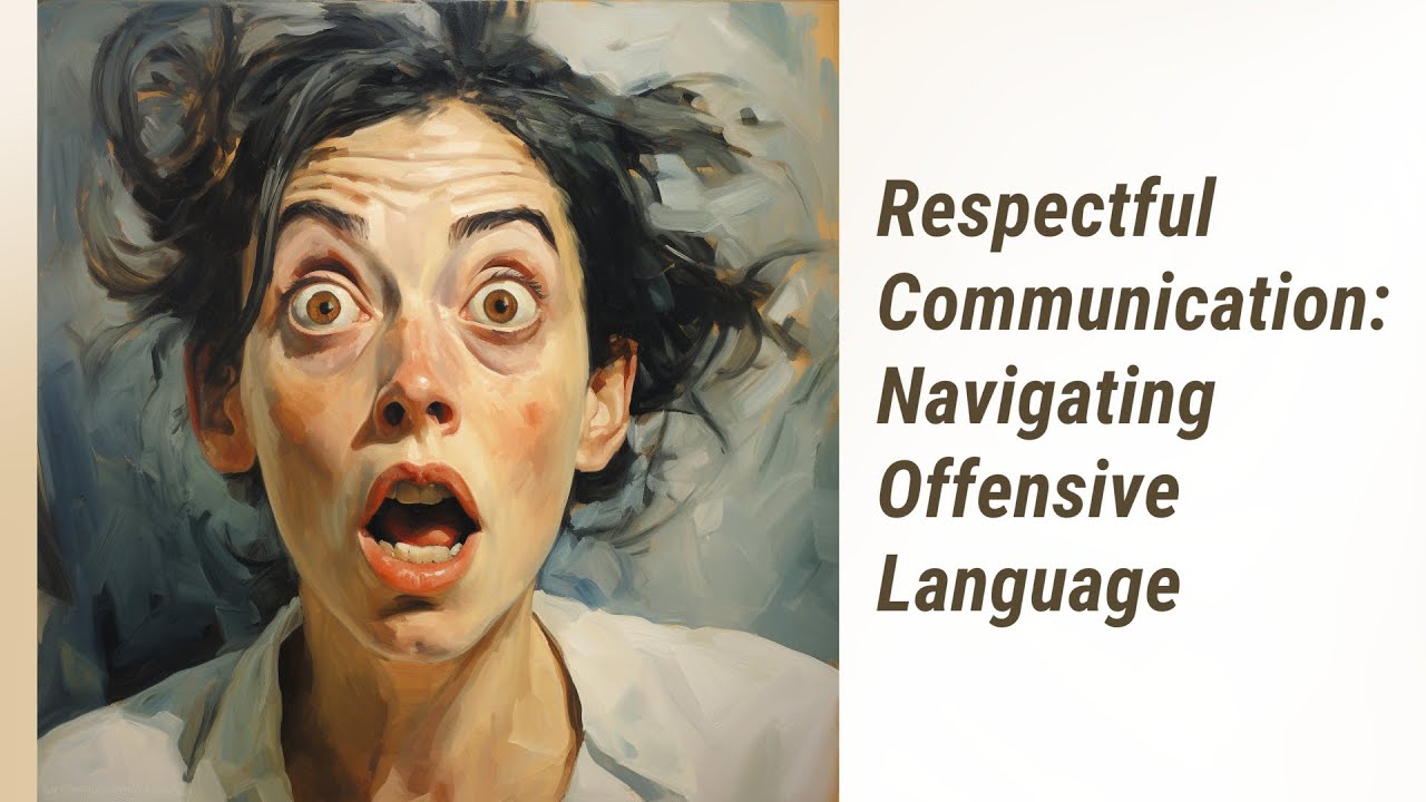 Avoiding Pitfalls: Navigating Offensive Language in English - YouTube