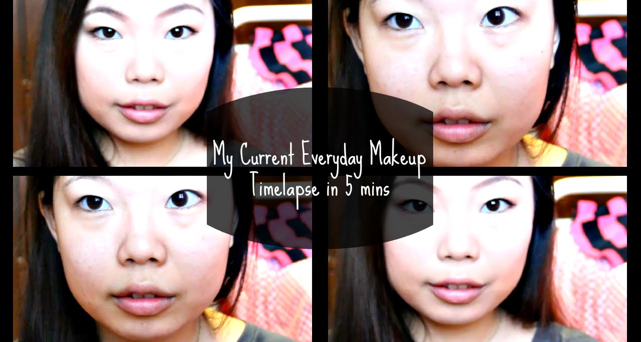 My Current Everyday Makeup | Timelapse in 5 Mins - YouTube