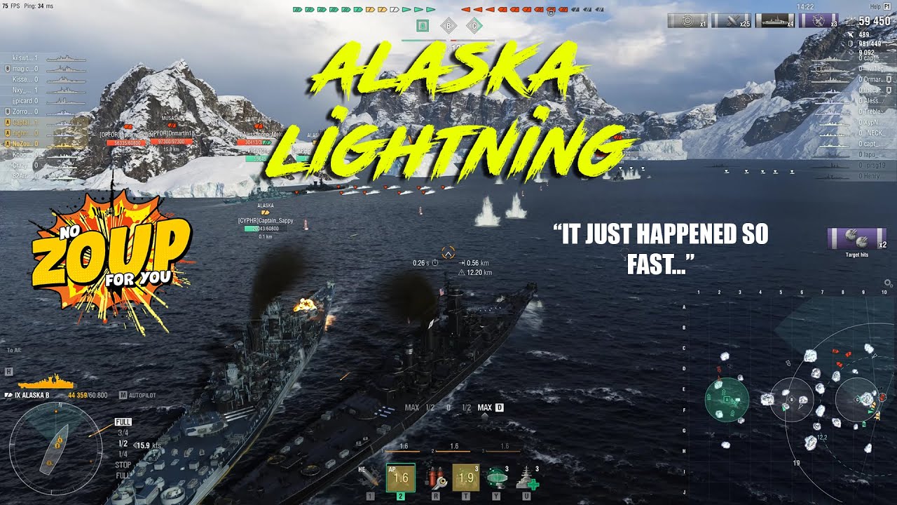 Alaska WoWS Lightning Round - YouTube