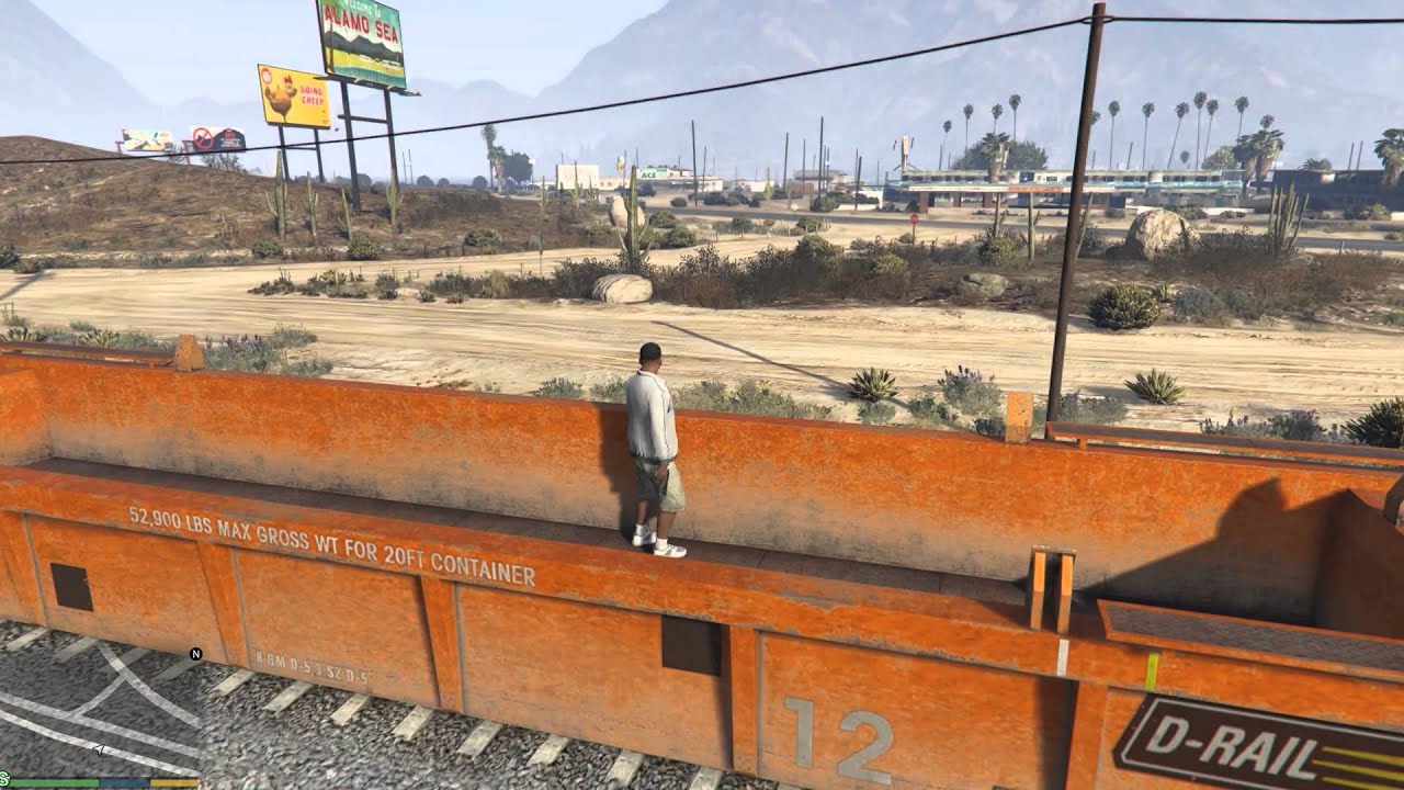 Grand Theft Auto V [The Train] PC-HD - YouTube
