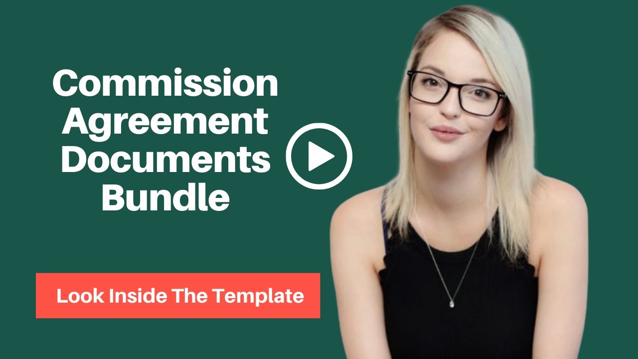 Commission Agreement Documents Bundle - YouTube