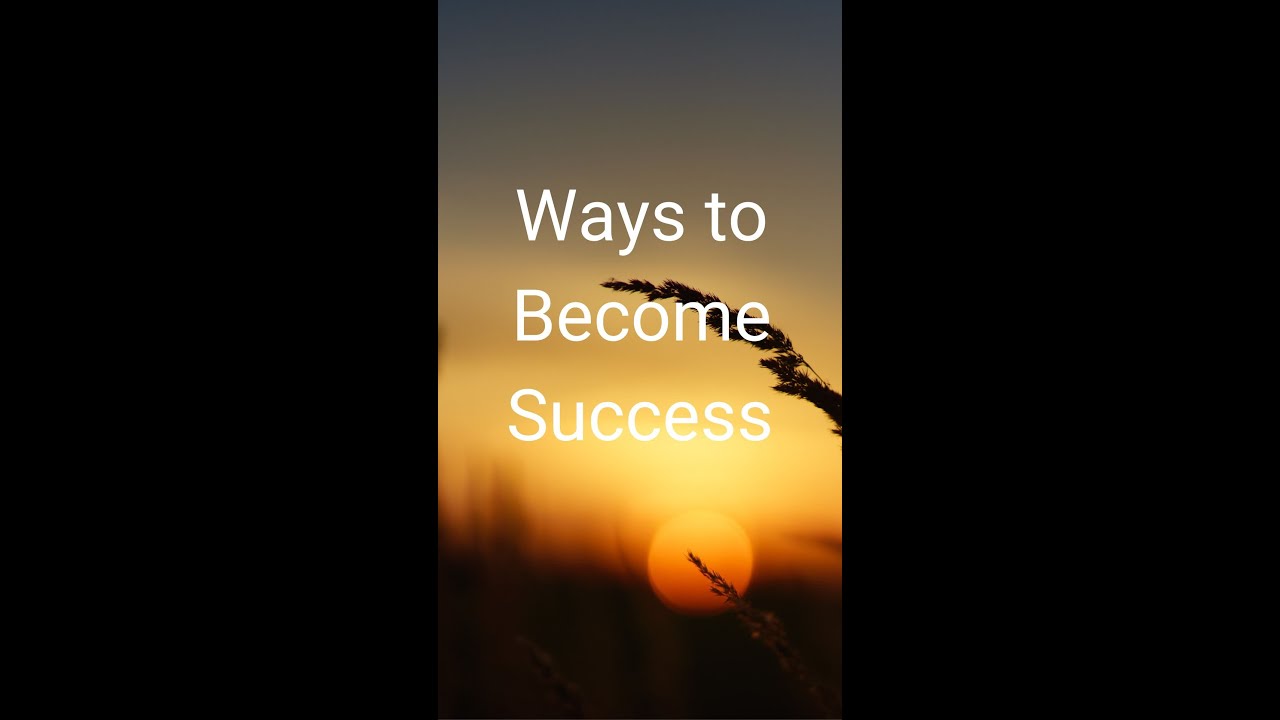 Way to Become Success | Journey to Excellence Mindset #shorts - YouTube