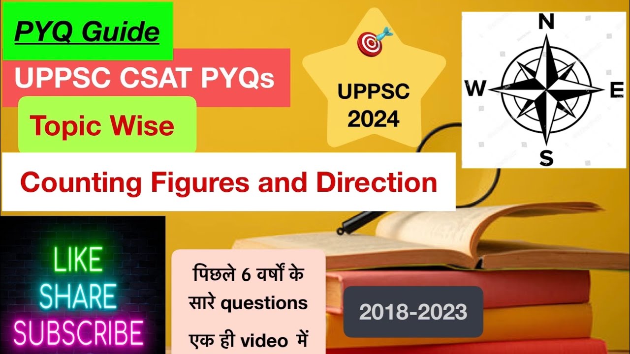 UPPSC Prelims 2024 CSAT Preparation |PYQ Topic Wise| Counting Figures ...