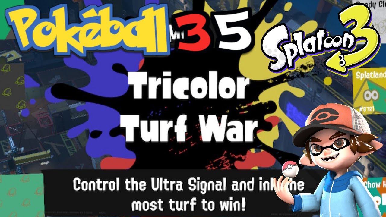 | Splatoon 3 | - The Team Rock Tri Color Turf War Experience! - YouTube