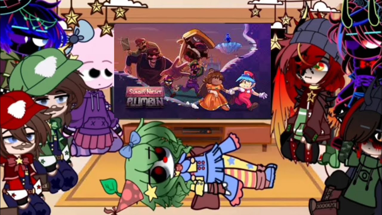 My Ocs React To "Immortal" Sunday Night Plumbin Fnf [+ Mario & Luigi] - YouTube