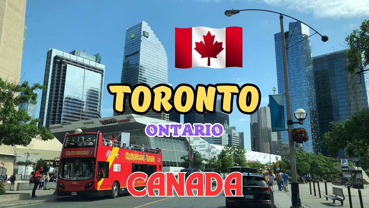 Toronto Ontario Canada 4K Dash Cam Tour | Toronto Downtown | Yonge ...