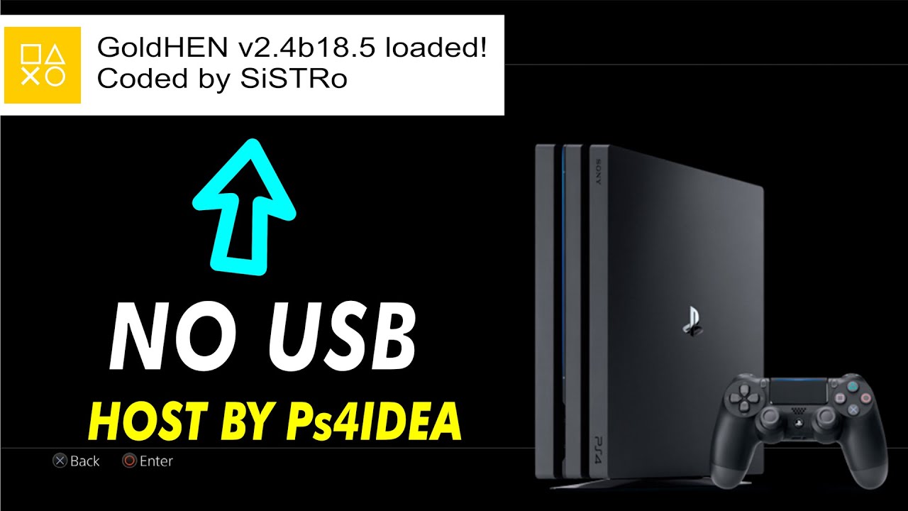 NEW UPDATE PS4 GoldHEN v2.4b18.5 by sistro - YouTube