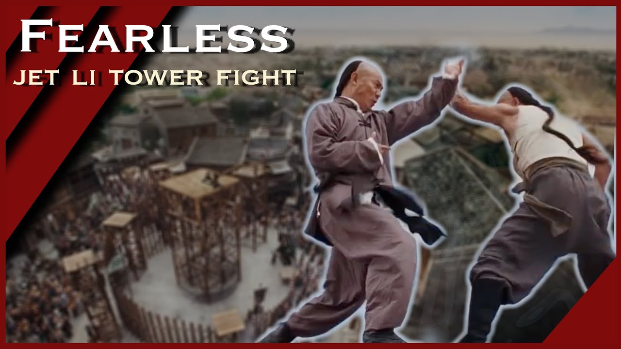 Jet Li's Fearless (2006) : Sparring match at the tower ! - YouTube