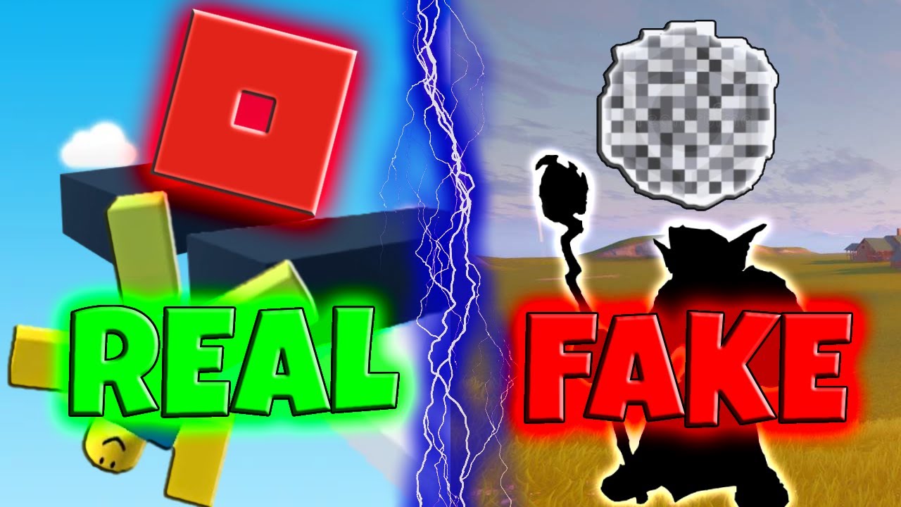 Playing Fake Roblox Games... - YouTube