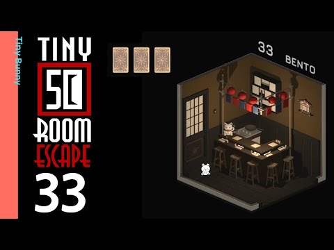 50 Tiny Room Escape 33 Bento Walkthrough (3 Cards)
