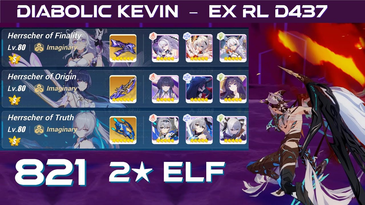 821 Trio, 2★ ELF - Diabolic Kevin Ex RL D437 - YouTube