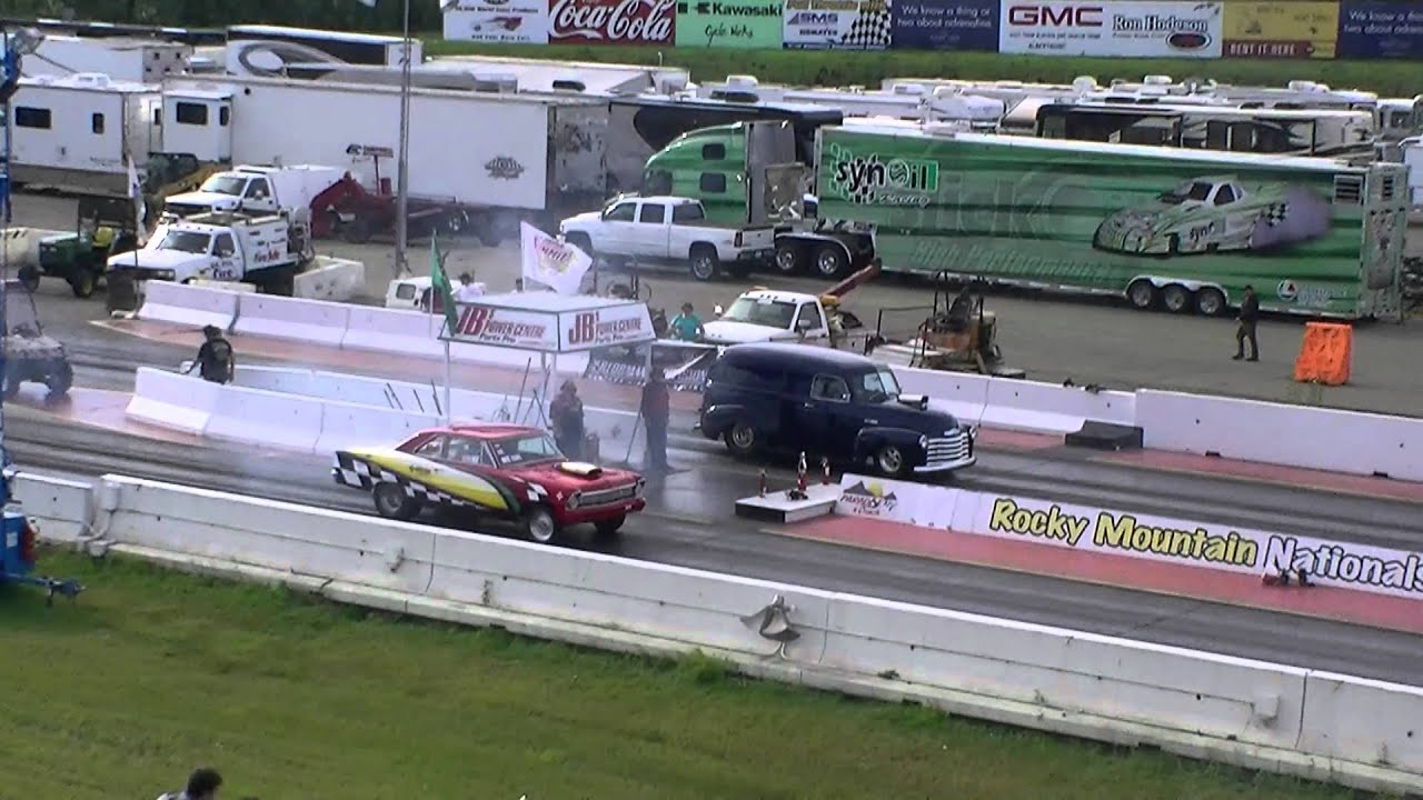 Super Chevy Sunday, Castrol Raceway 66 Nova/ 50 GMC panel - YouTube