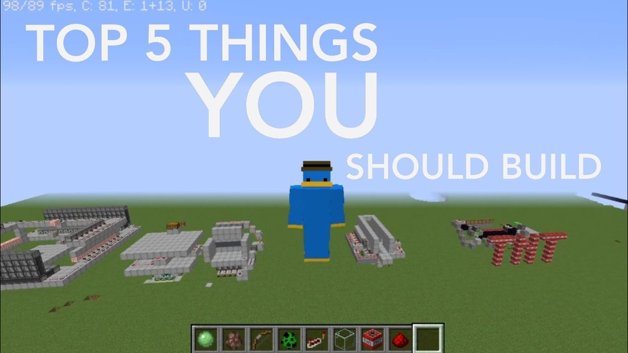 5 things you should build in Minecraft - YouTube