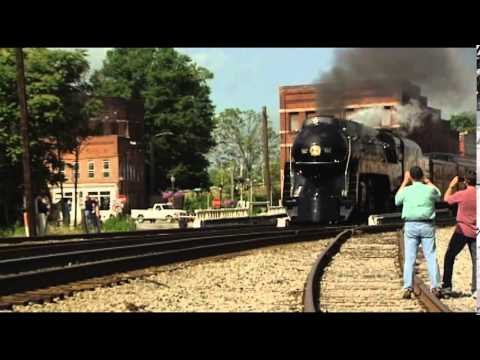 N&W 611 Steam locomotive goes home. - YouTube