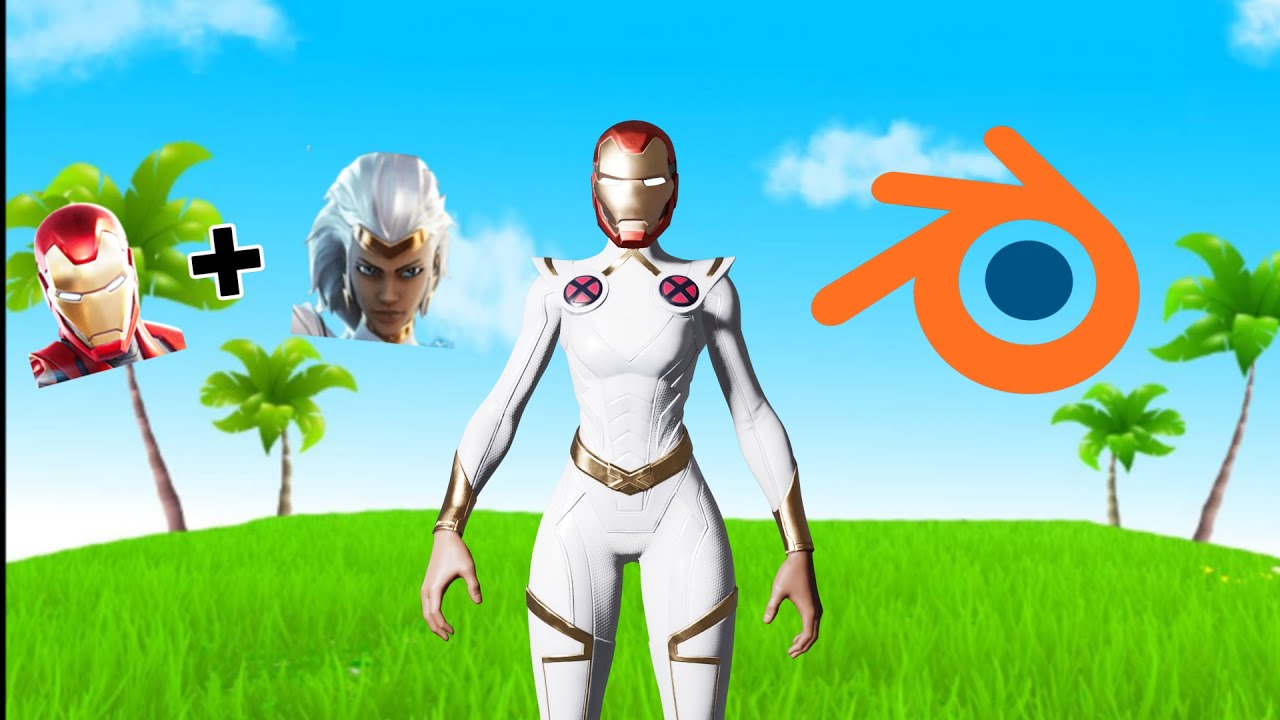 How To *MIX* Fortnite Skins In Blender (Tutorial) - YouTube