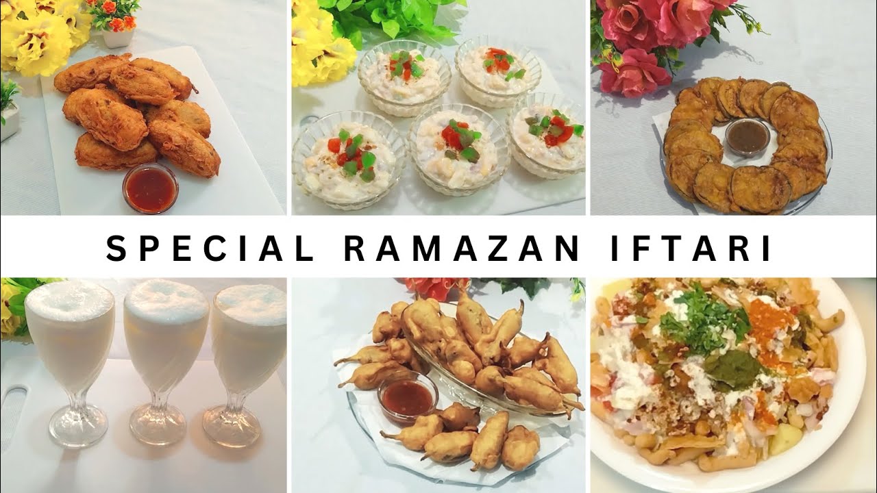 6 special Ramadan recipe| Iftari special recipe| special evening menu ...