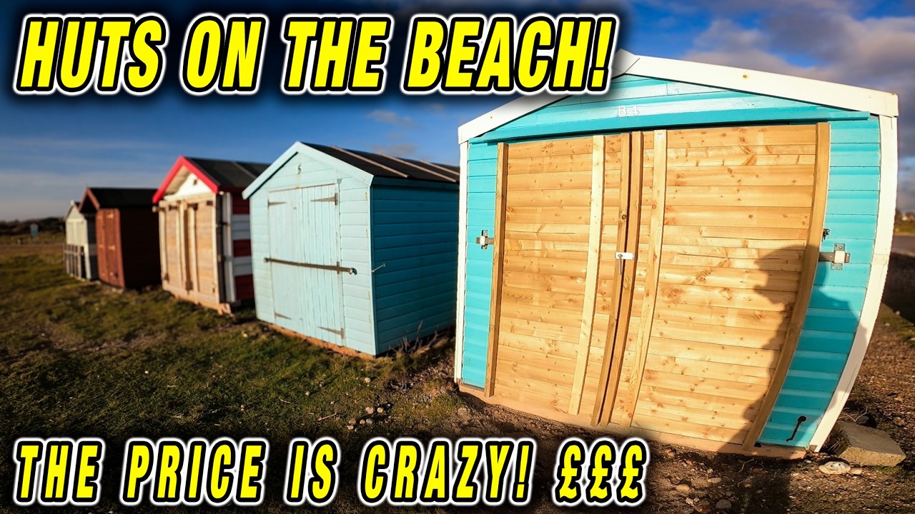 Crazy Expensive Huts On UK Beaches! - YouTube