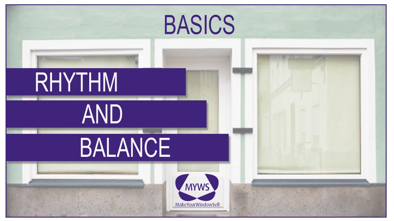 Lesson #3: Rhythm & Balance in Shop Window - YouTube