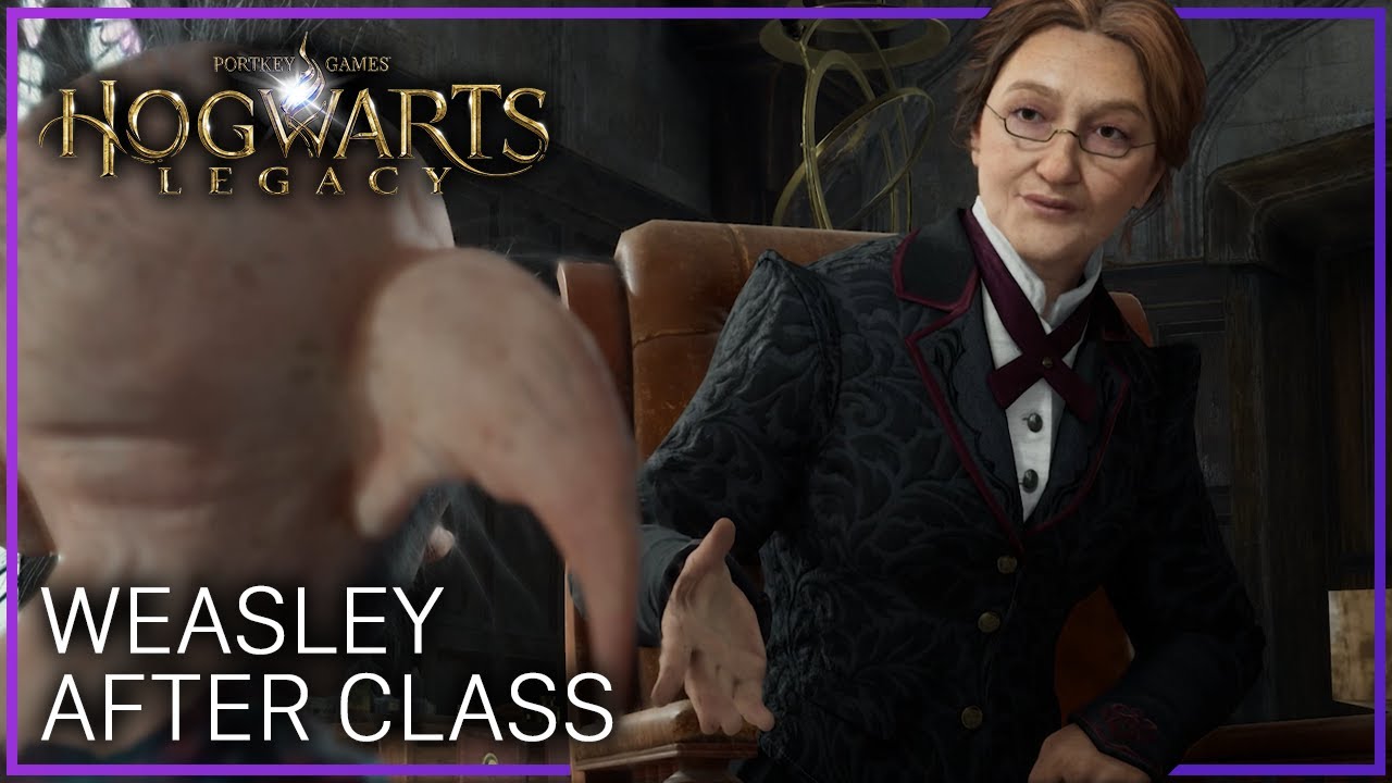 Hogwarts Legacy | Meet Professor Weasley After Class Main Quest - YouTube