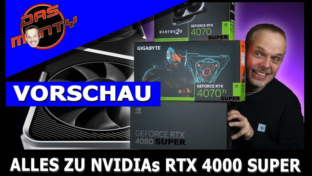 Vorschau Nvidia RTX 4000 SUPER Grafikkarten | Technische Daten ...