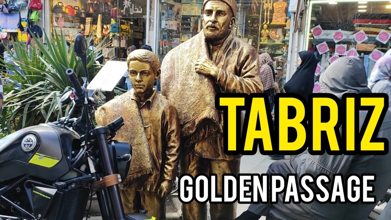Exploring Tabriz in Street tarbiat Markets . - YouTube